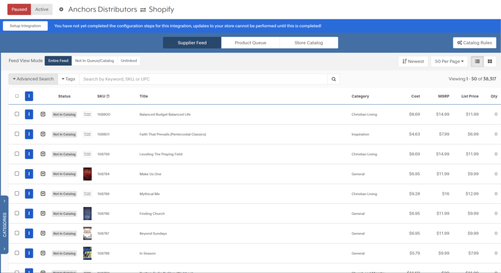 Integrations - Ultimate Guide to Inventory Source - Getting Started
