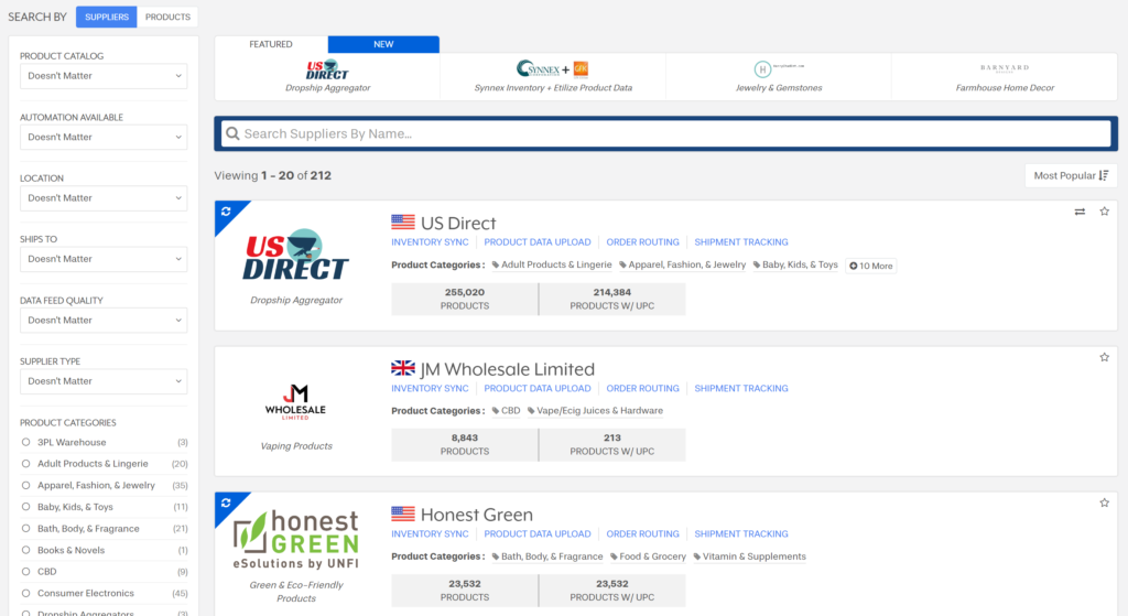 Supplier Directory - Ultimate Guide to Inventory Source - Getting Started