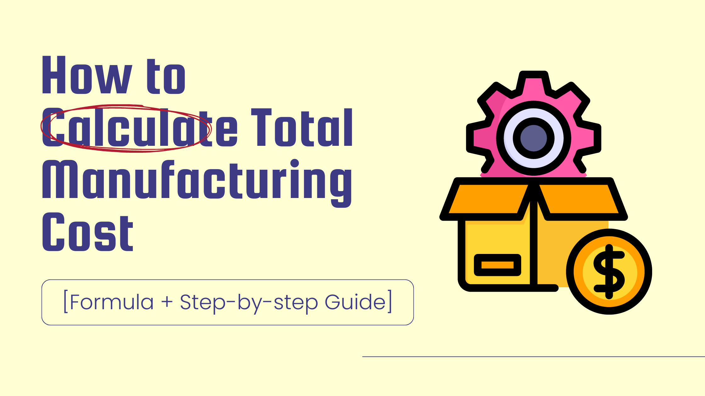 How to Calculate Total Manufacturing Cost [Formula + Step-by-step Guide ...